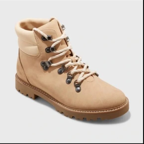 Universal Thread | Shoes | Womens Tully Laceup Winter Hiking Boots Tan ...